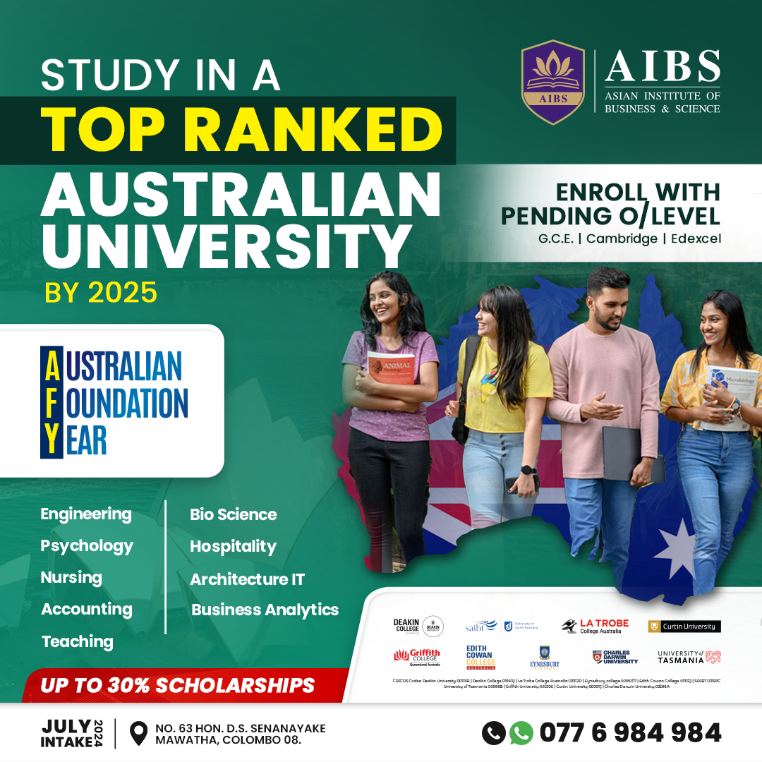 The Australian Foundation Year (AFY) - AIBS Campus